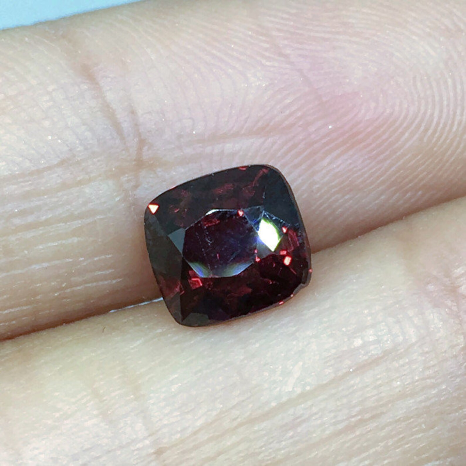 Natural Red Spinel 1.65 Ct Red Gemstone Beautiful Cushion - Etsy