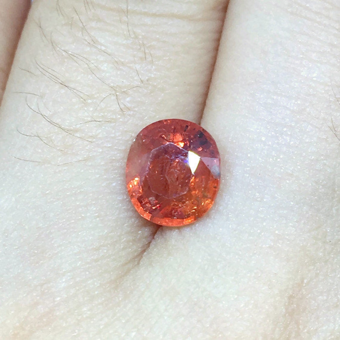 Orange Spinel ~ Natural Burmese Spinel ~ 1.77 Ct Burnt Orange Color ...