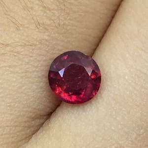 Ruby Natural ~red African Ruby Lot ~5.9 Mm Size 10.68 Ct ~10 Pcs Lot ...
