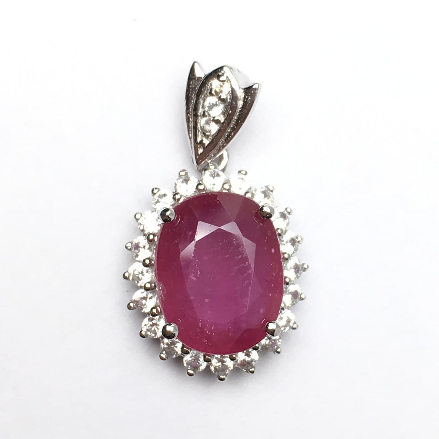 Vintage Style Ruby Pendant Ruby Jewelry Gemstone Pendant - Etsy