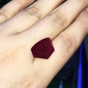 Natural Ruby ~ Unusal Cut Beautiful Ruby ~ Natural Gemstone ~ July ...