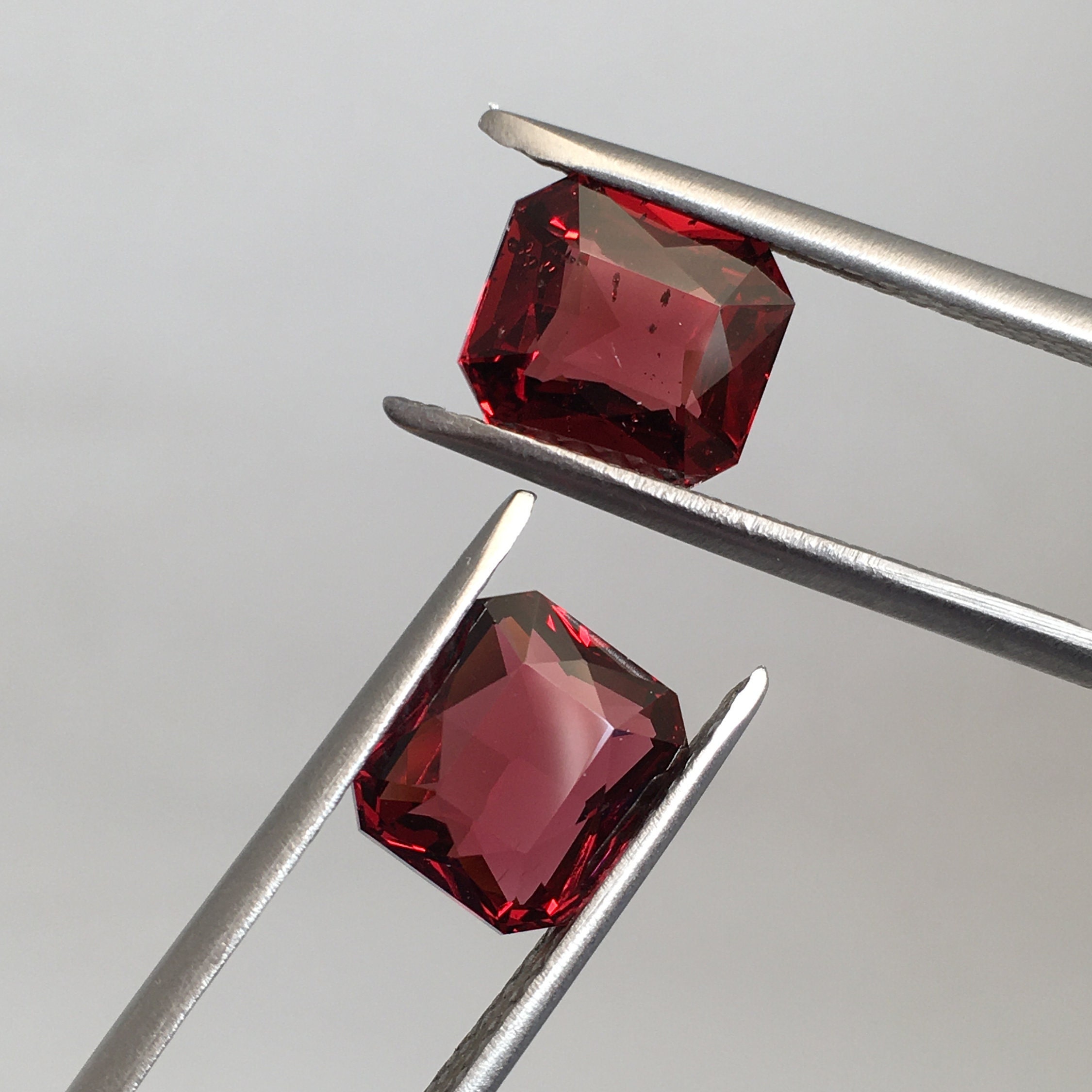 Natural Red Garnet Pair Garnet Gemstones 7.04 Ct 2pcs Eye - Etsy