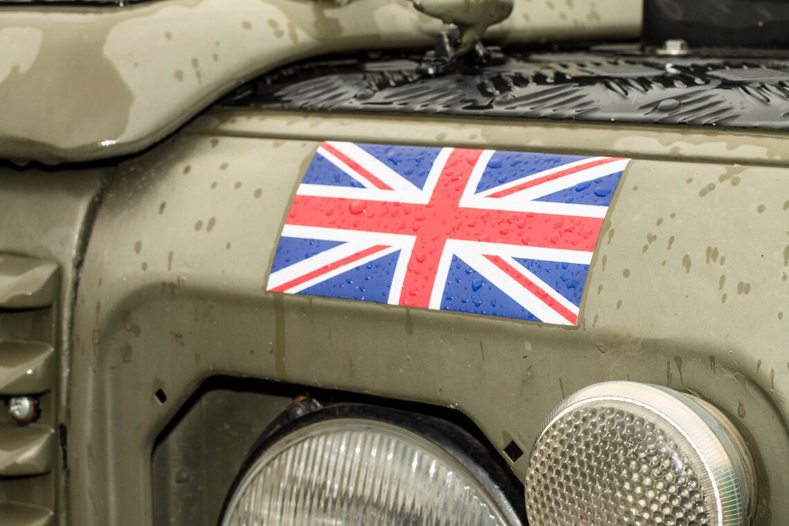 Union Jack, British Flag Vinyl Bumper Sticker - Etsy