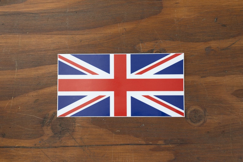 Union Jack, British Flag Vinyl Bumper Sticker - Etsy