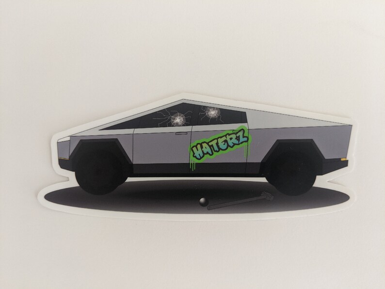 Cyber Hate Sticker Tesla Spacex Cybertruck F-150 - Etsy