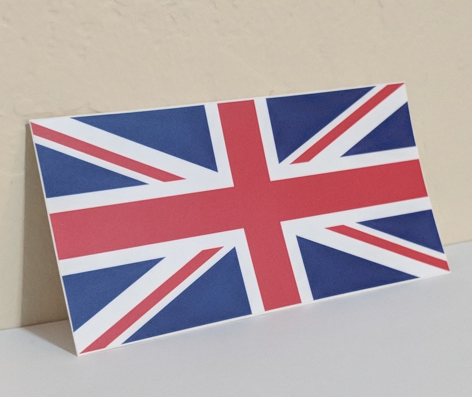 Union Jack, British Flag Vinyl Bumper Sticker - Etsy