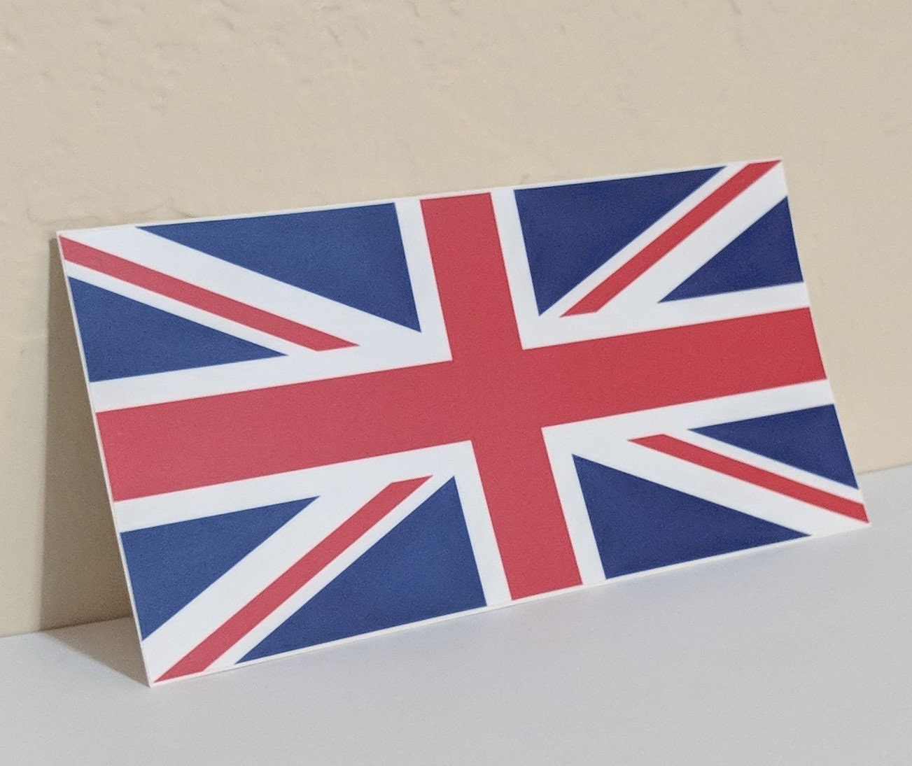 Union Jack, British Flag Vinyl Bumper Sticker - Etsy