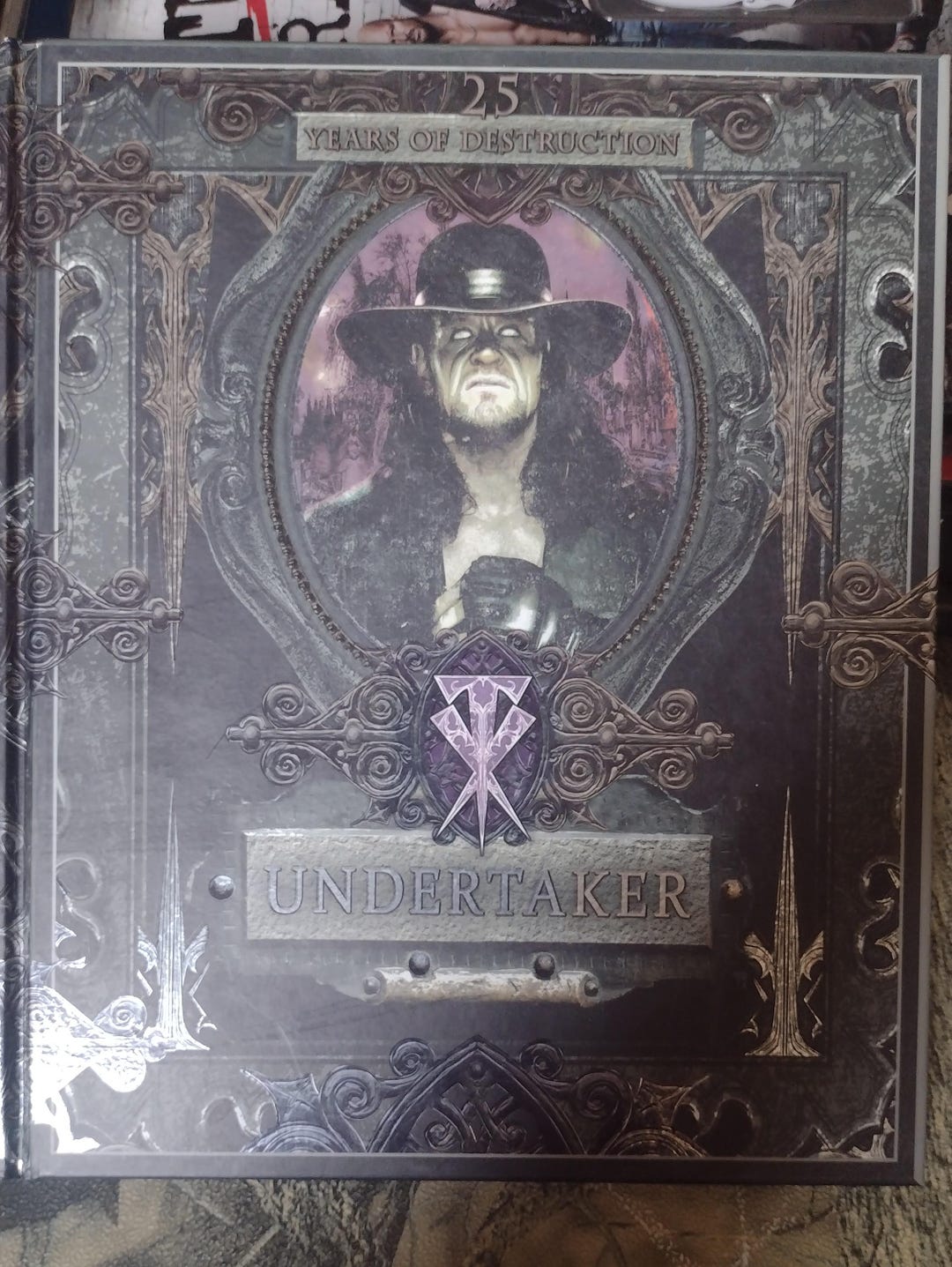 WWE Superstar Undertaker 25 Years of Destruction Illustrated Hardback ...