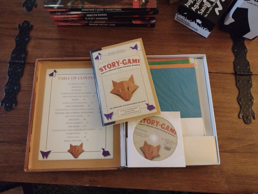 Story- Gami Complete Kit/ How-to Book/dvd/supplies/ Create Origami ...