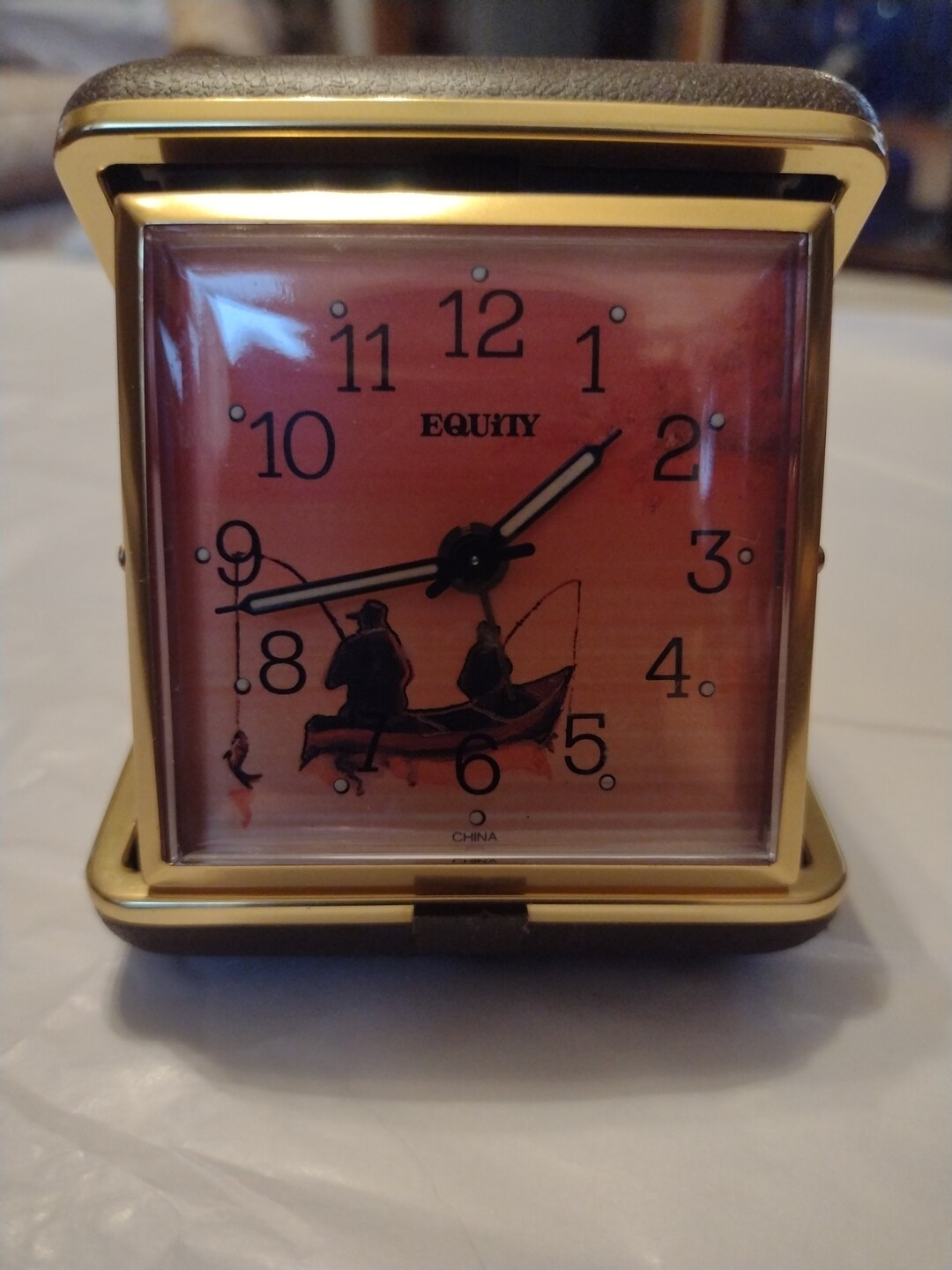Vintage Fishing Themed Equity Travel/pocket Alarm Clock - Etsy