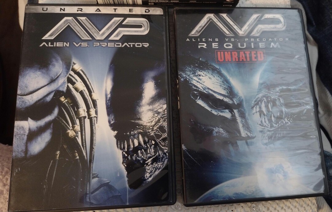 Aliens Vs. Predator Unrated 2- Pack DVD Box Set (2007) - Etsy