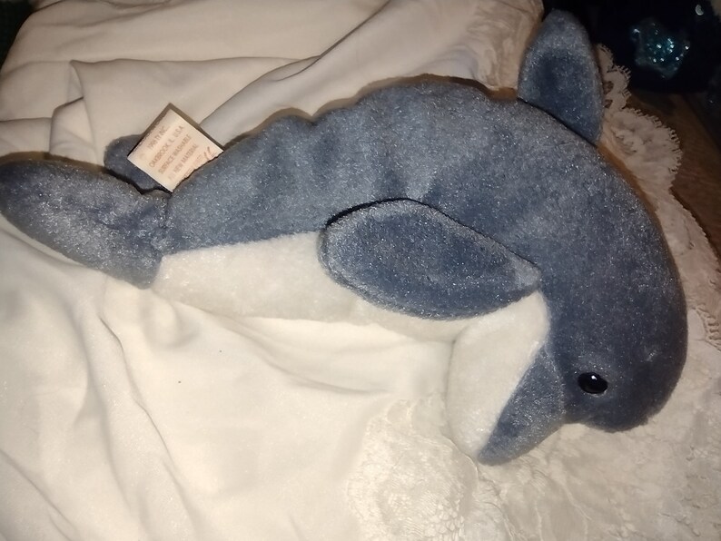 1996 Ty Beanie Baby "echo" the Dolphin - Etsy