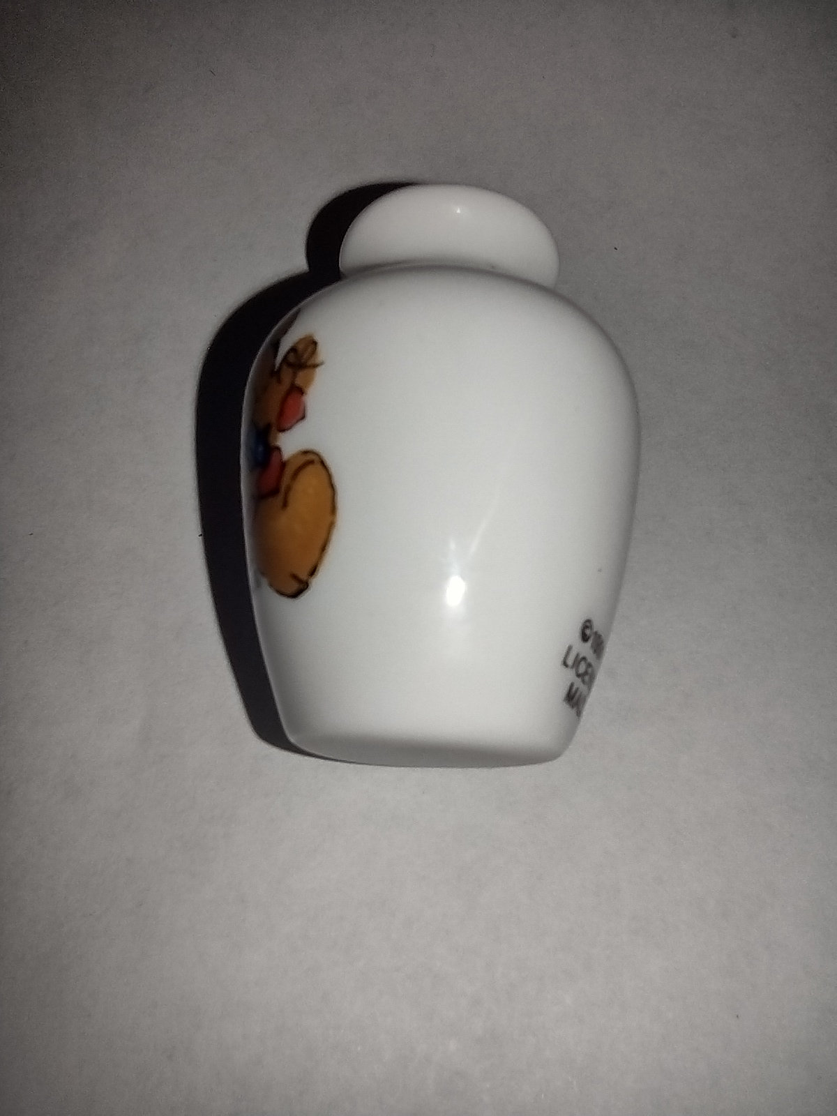 1991 Lucy Riggs Enesco Miniature Teddy Vase - Etsy
