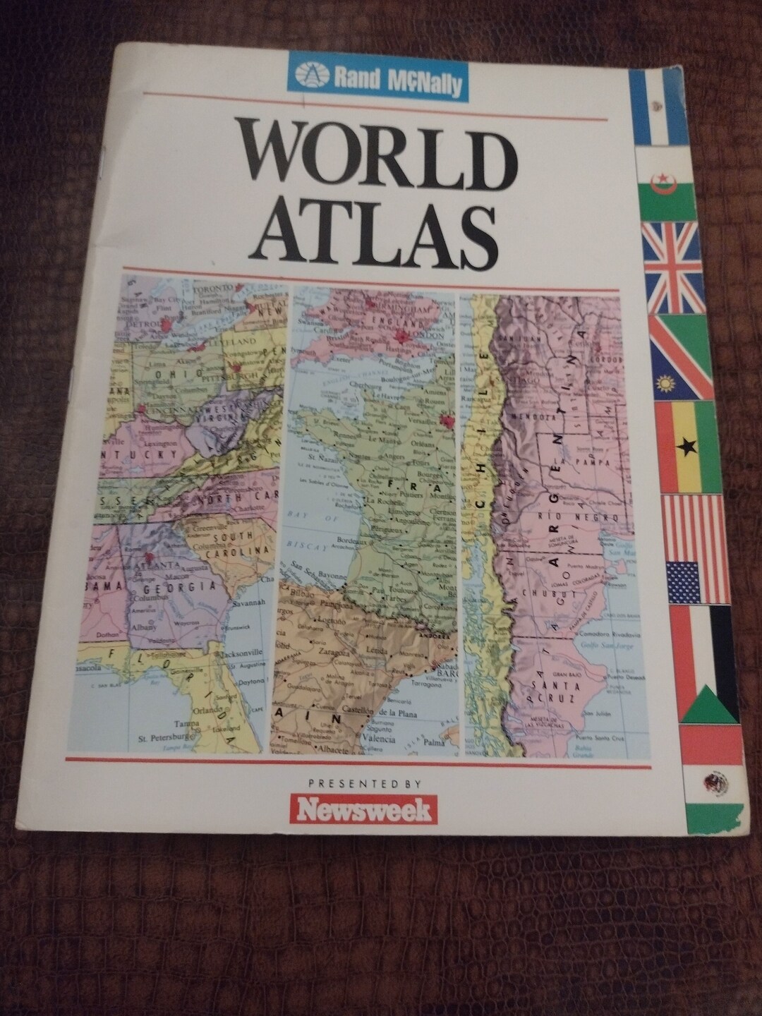 1993 Revised Rand Mcnally World Atlas/map - Etsy