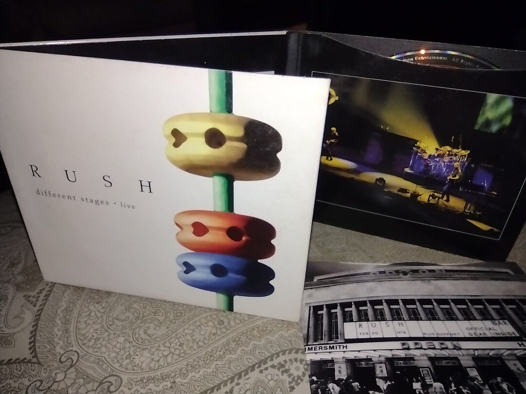 1998 Rush Different Stages Live 3 Disk CD Collection - Etsy