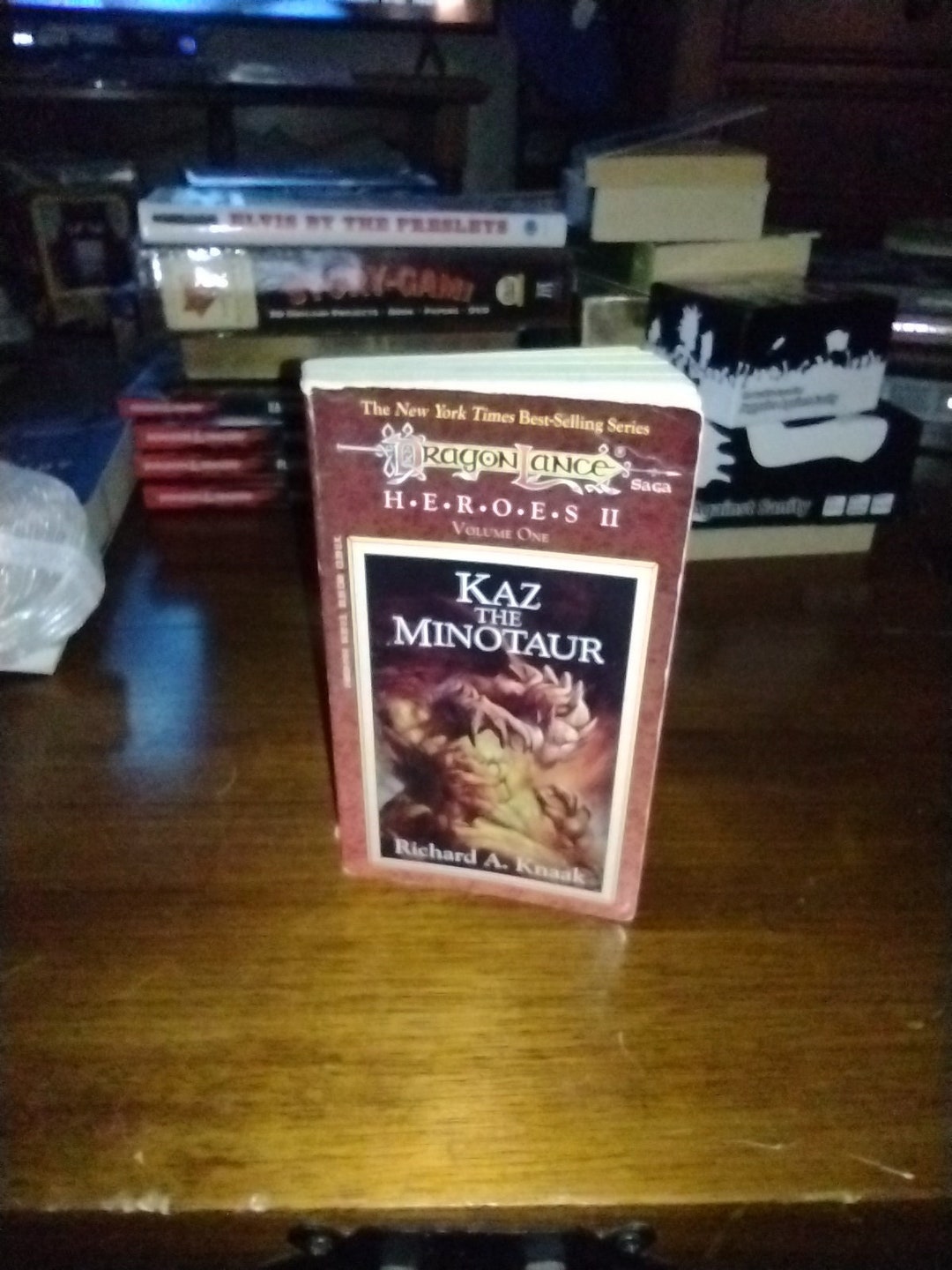 Vintage Kaz the Minotaur 1990 by Richard A. Knaak Dragon Lance Saga NY ...