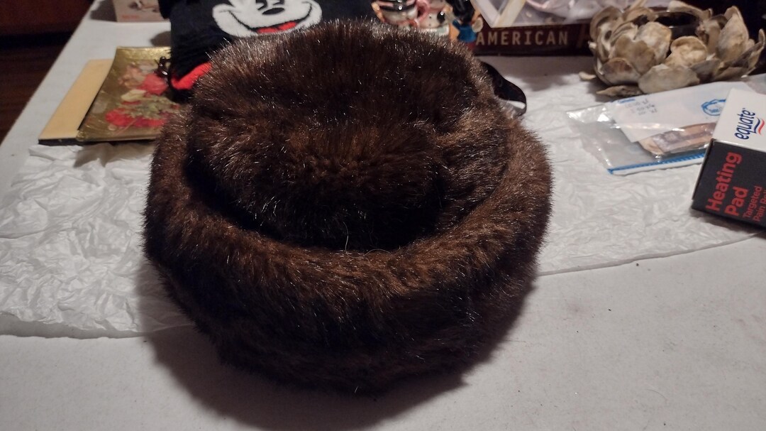Ben Berger Luxury Collection Faux Fur Vintage Bucket Hat Brown - Etsy
