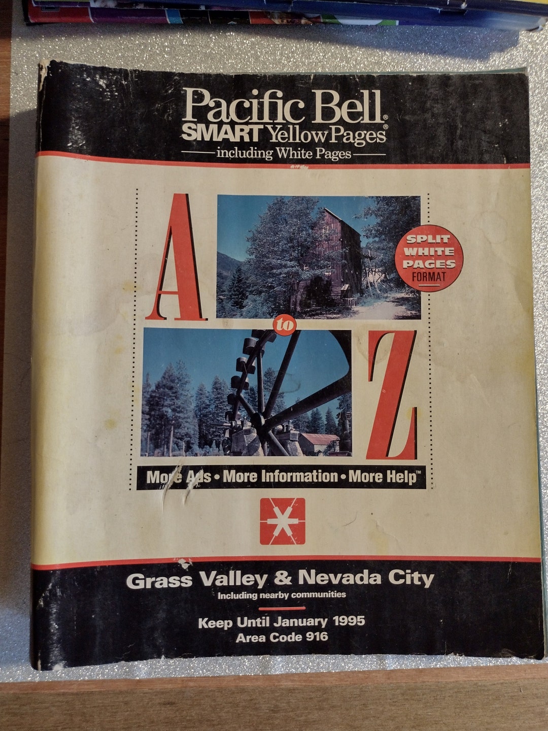 Pacific Bell Grass Valley & Nevada City 1995 Vintage Paperback Phone ...