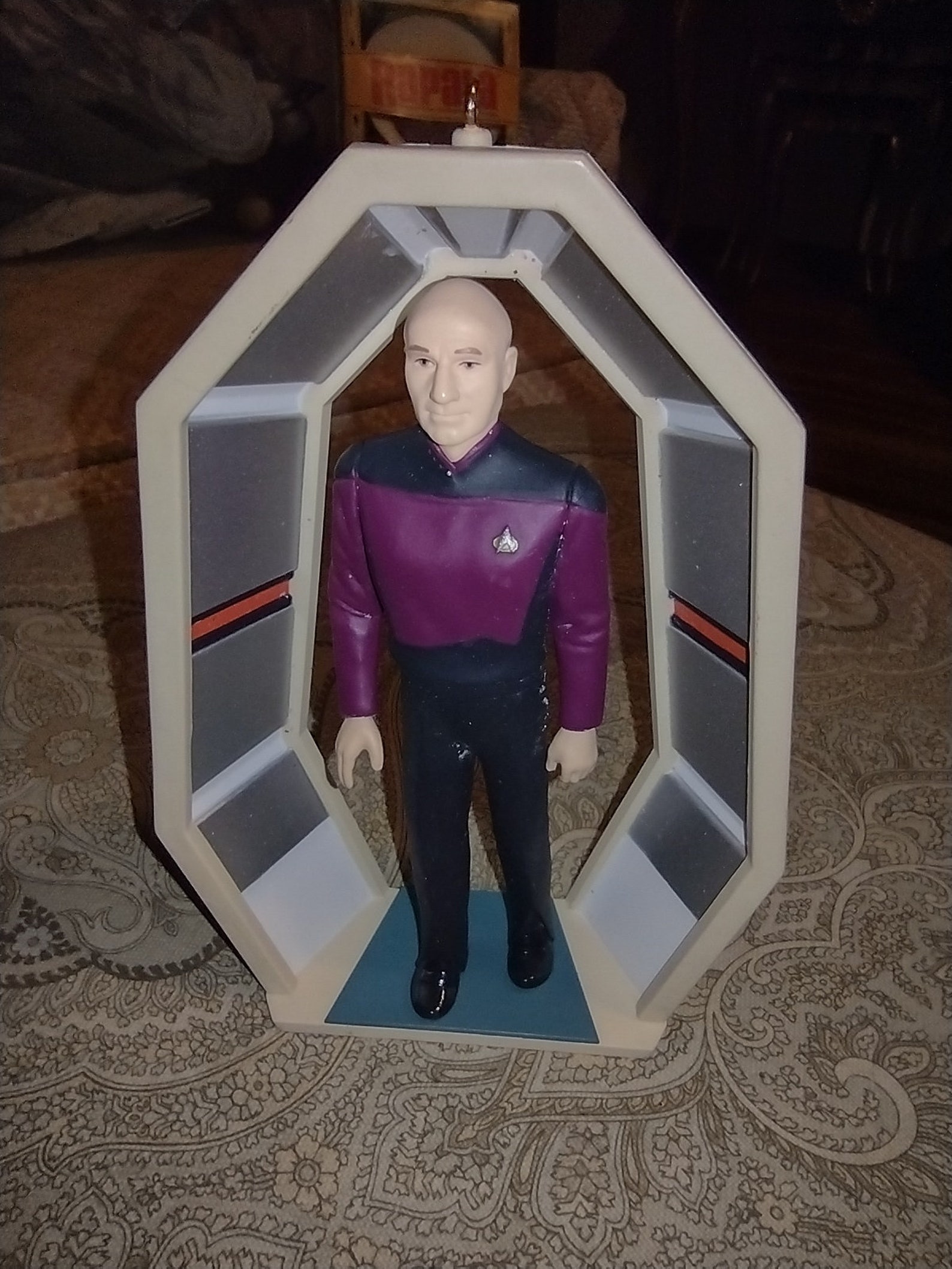 Star Trek Captain John Luke Picard of the USS Enterprise Hallmark ...