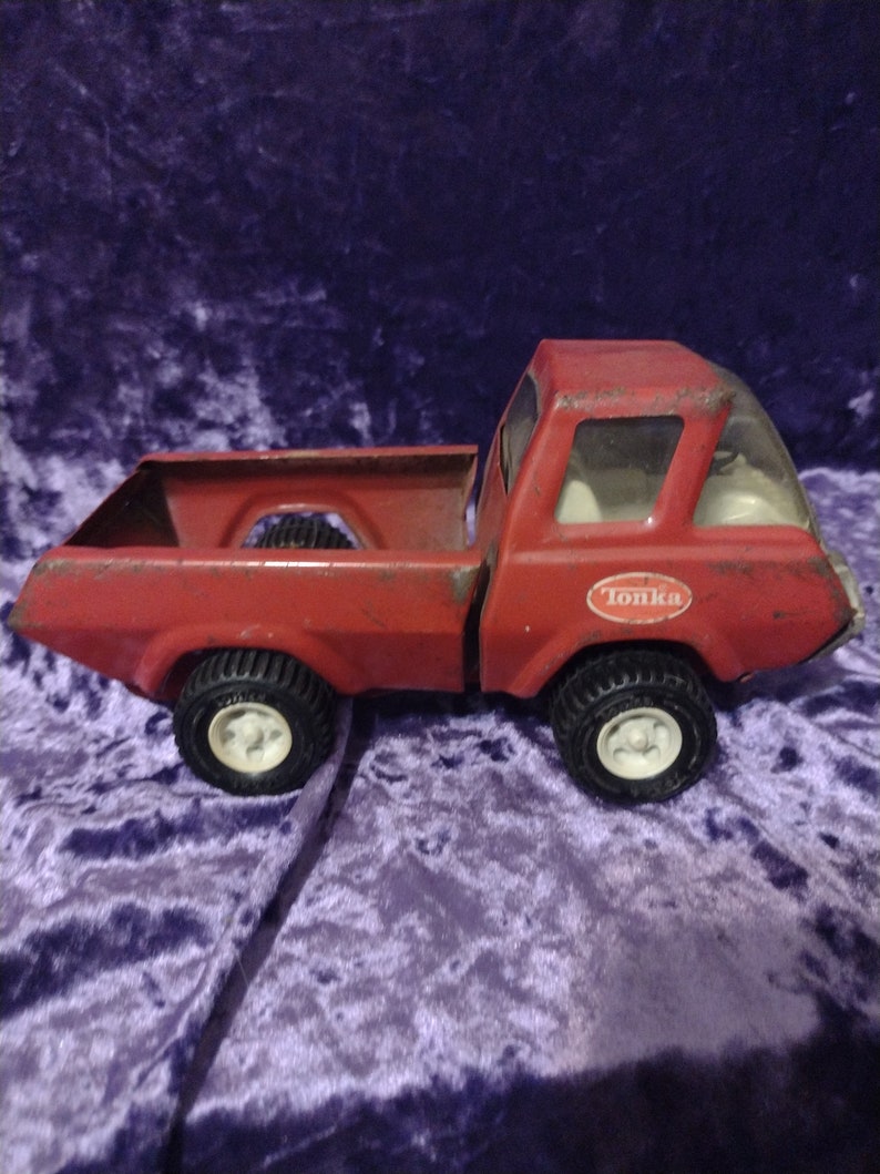 Antique Tonka Red Pick up Truck - Etsy