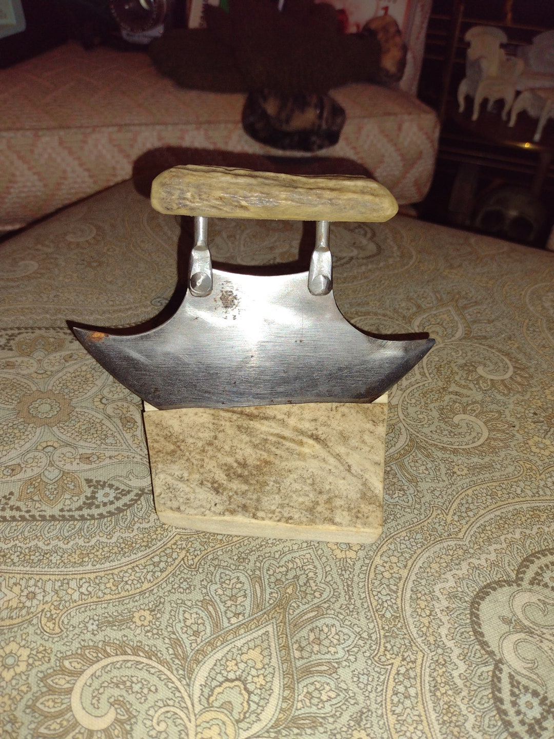 Antique Kitchen Chopper With Pedestal - Etsy