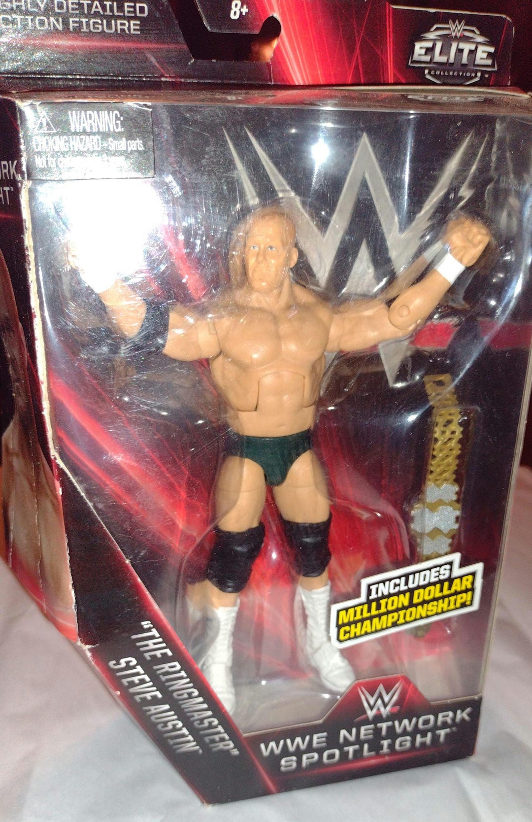 WWE Elite Network Spotlight "the Ringmaster" Steve Austin With Million ...