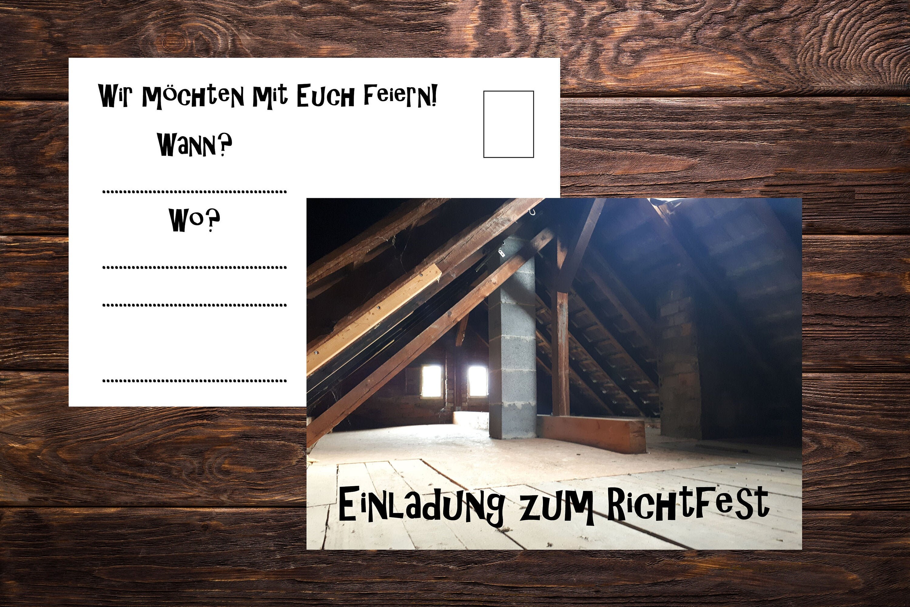 Invitation Cards Topping-out Ceremony Set 25pcs. - Etsy UK
