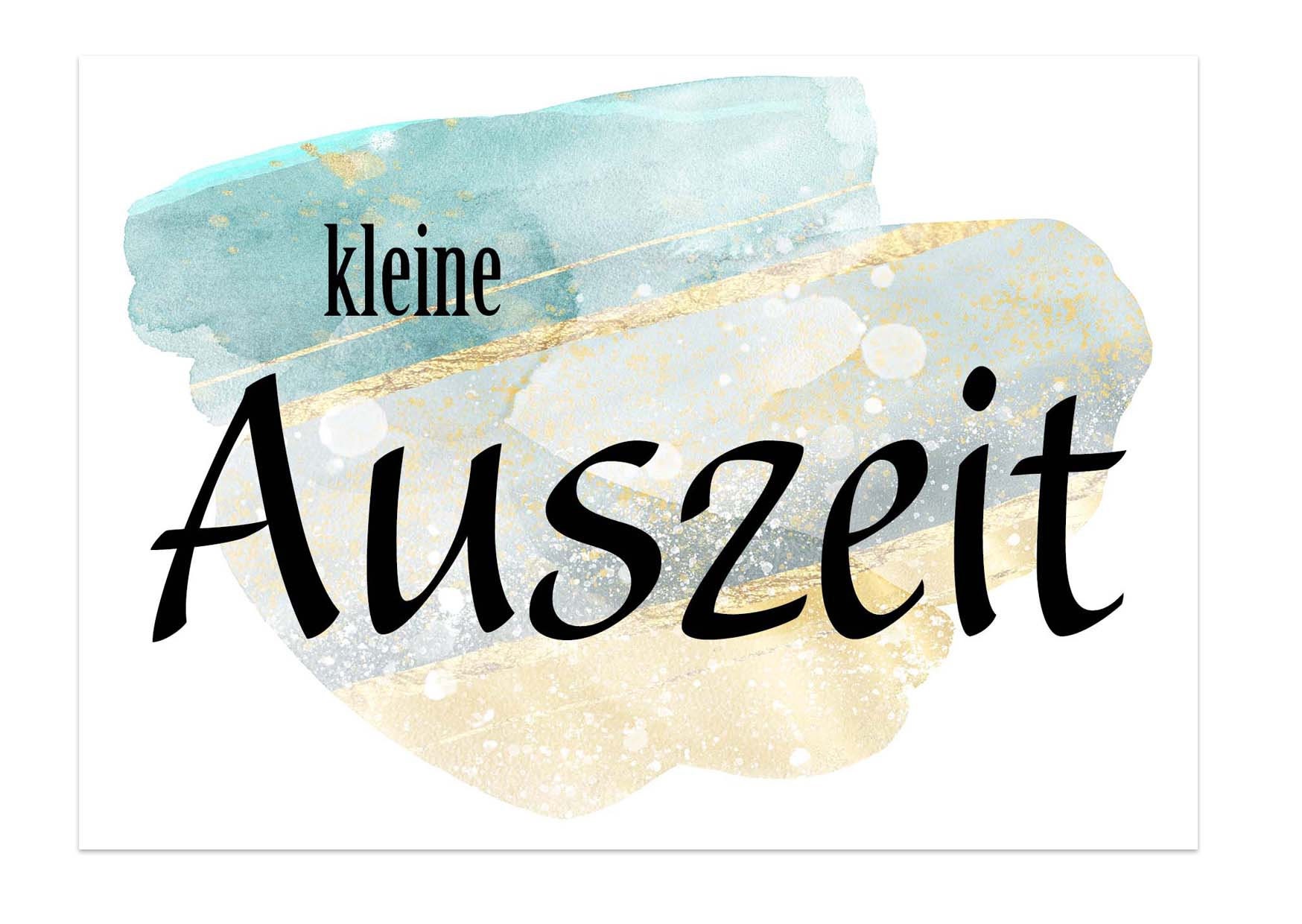 Kleine Auszeit Postkarte - A6 - Karte Me-time - Auszeit nehmen - Etsy.de