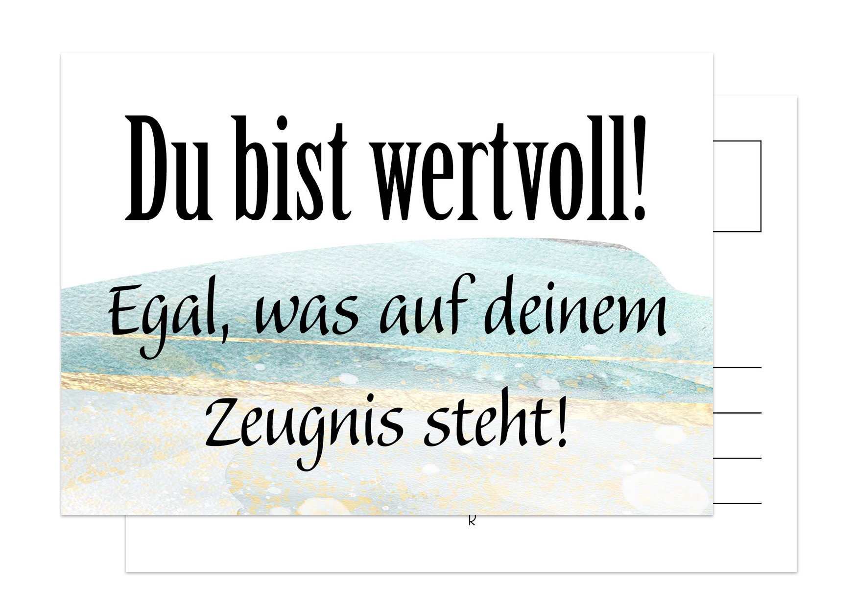 Greeting Card Report Card Children - Assessment - You Are Valuable! No ...