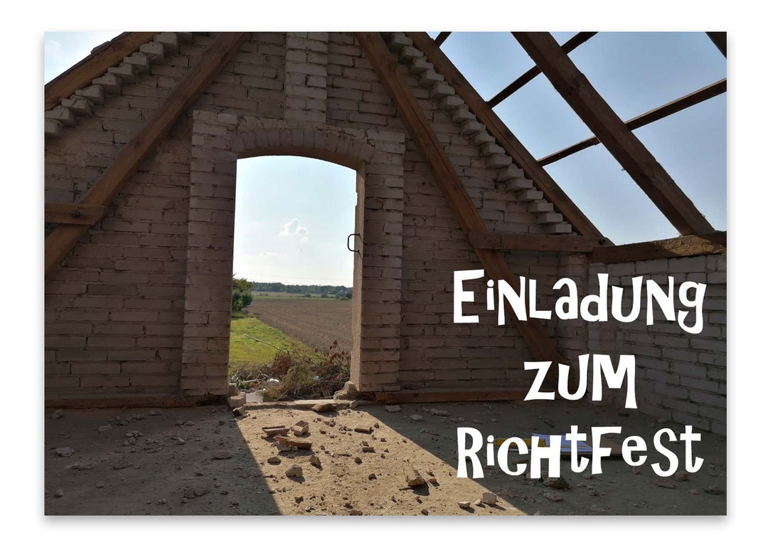 Invitations Topping-out Ceremony 25 Pcs. Moving Entrance Inauguration ...