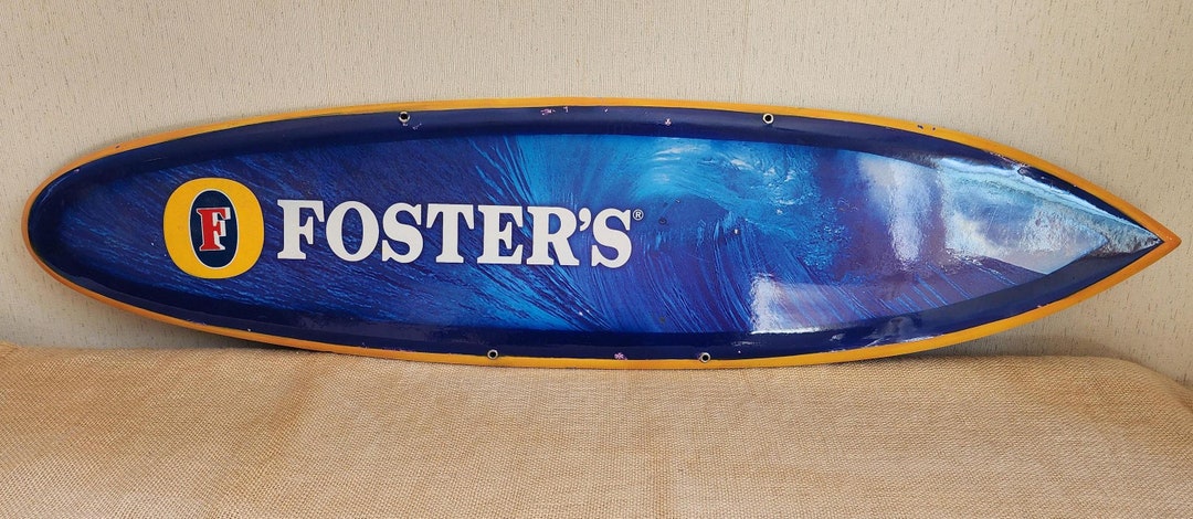 Fosters Ocean Wave Surfboard Beer Sign 39 X 9 Retired From 2003 - Etsy