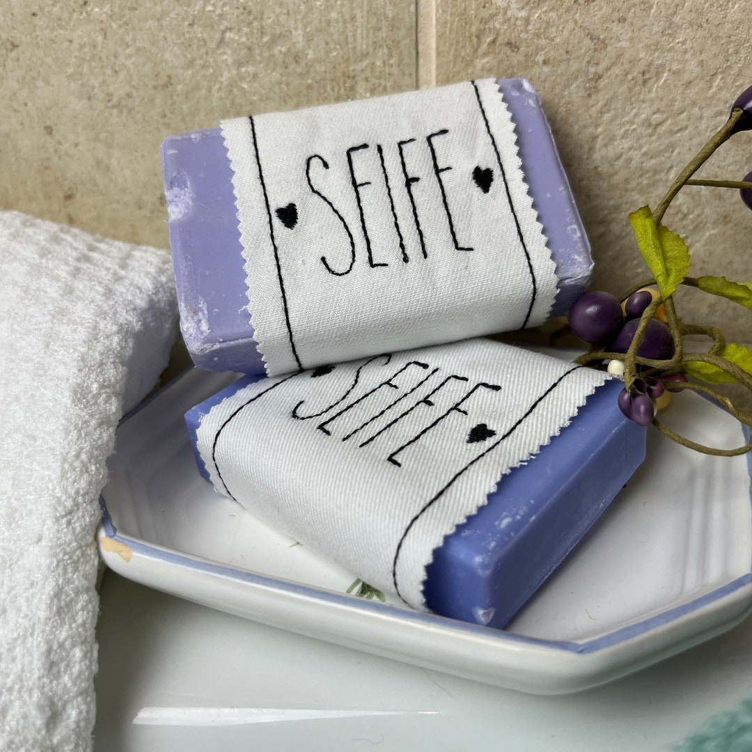Embroidery File Bathroom Soap Soap Banderole 13x18 - Etsy