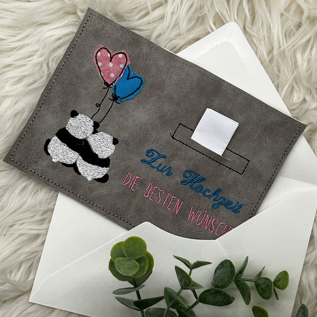 Embroidery File Wedding Card Wedding Card Gift Koala - Etsy