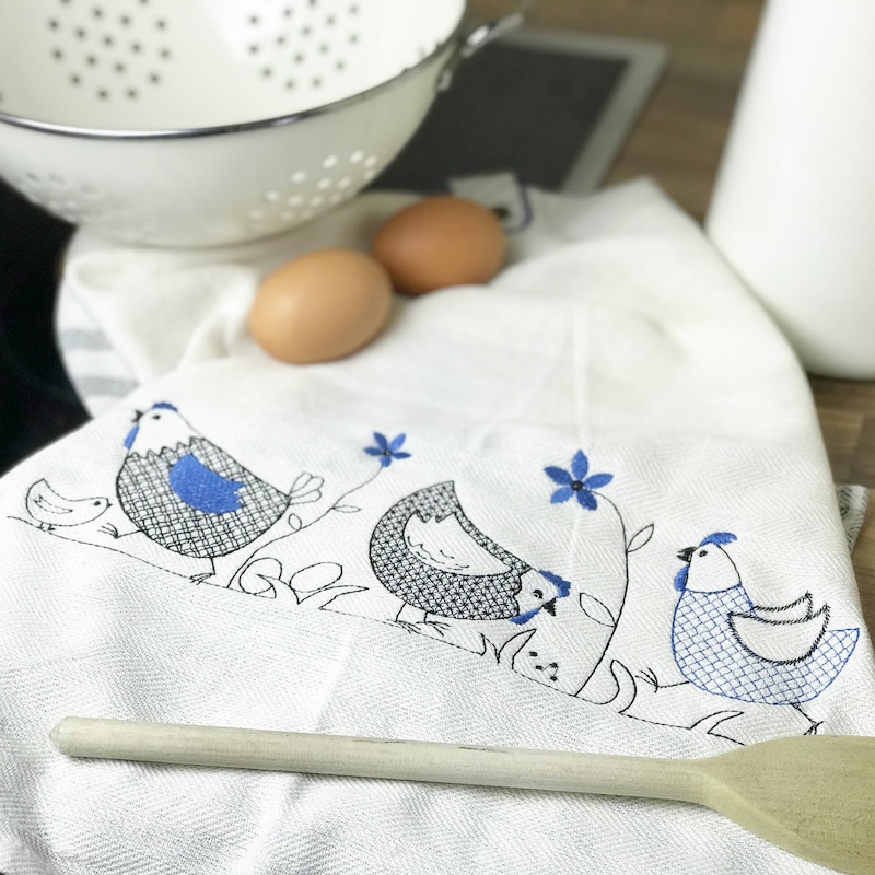Chicken Table Runner Pattern - Etsy