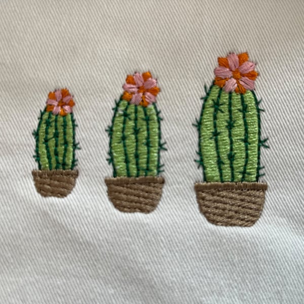 Cactus Embroidery - Etsy