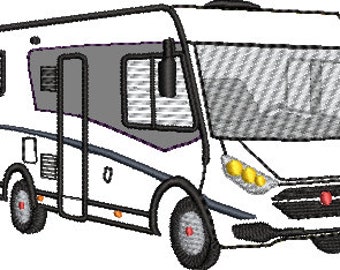 Motorhome Embroidery - Etsy