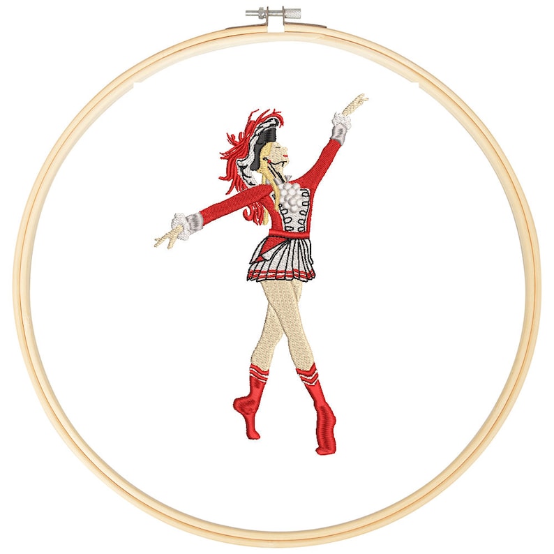 Stickdatei Funkenmariechen Tanzmariechen Karneval - Etsy.de