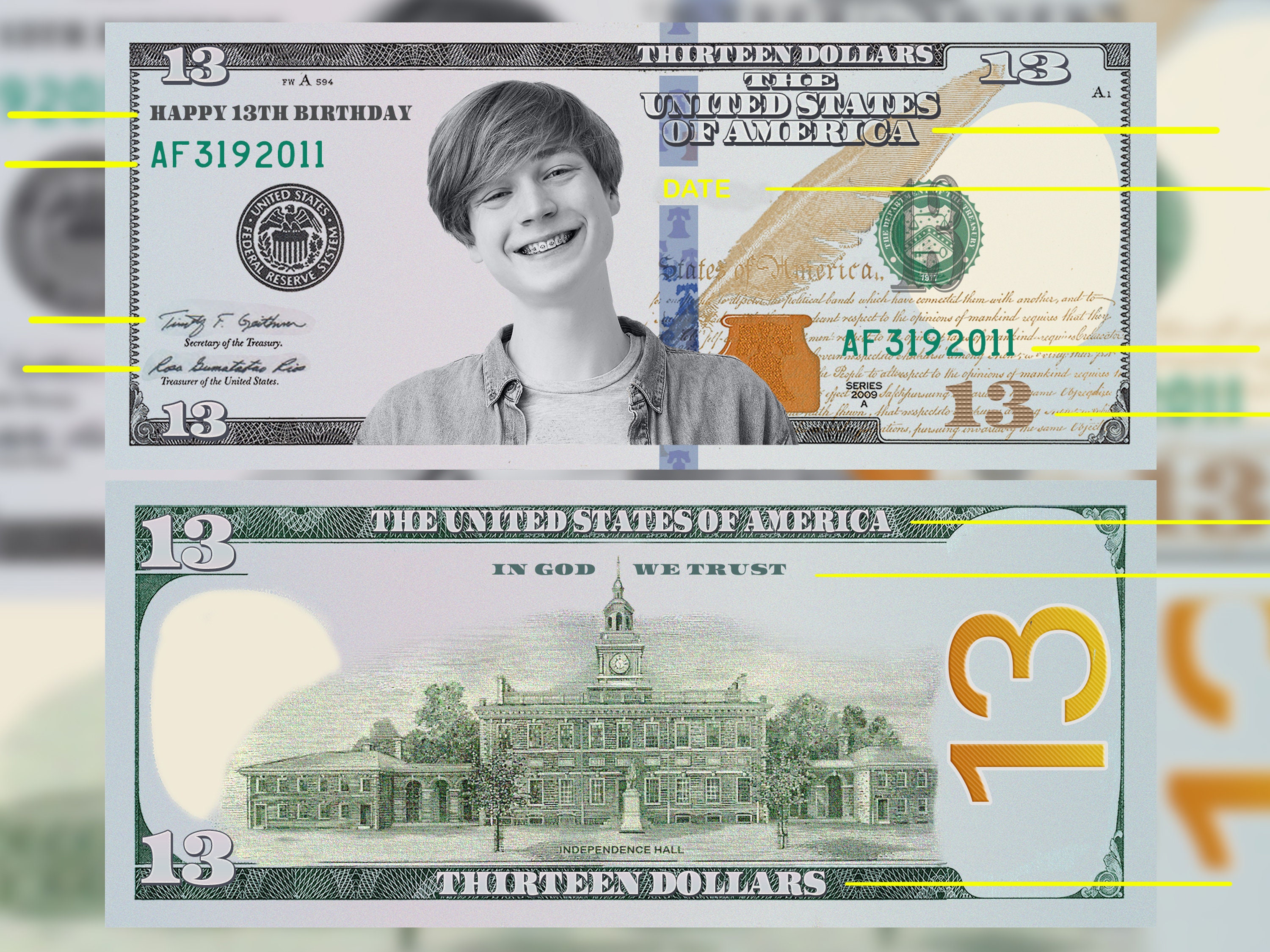 Your Face on Money, Game Money, Custom Denomination, Party Money ...