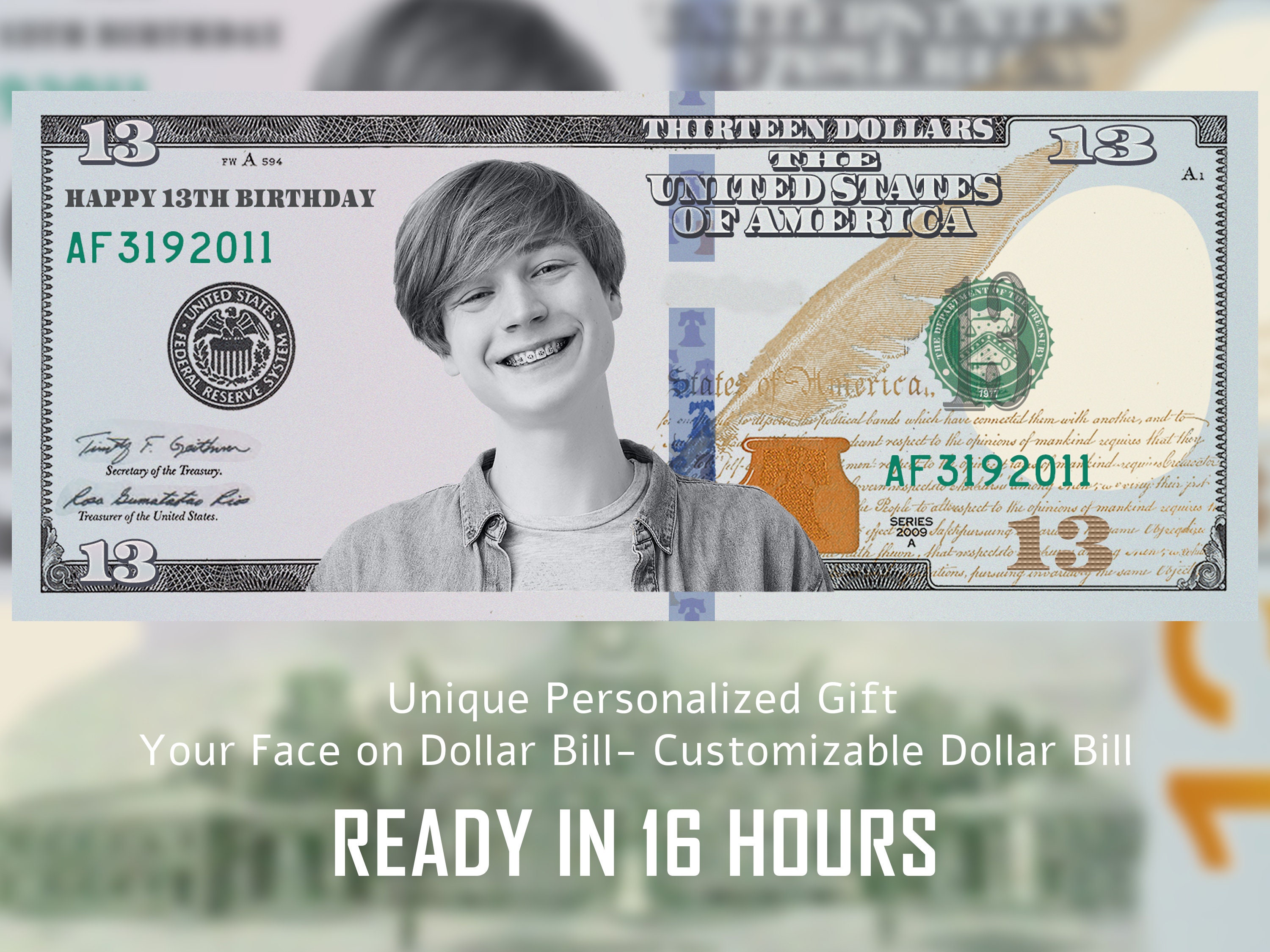 Your Face on Money, Game Money, Custom Denomination, Party Money ...