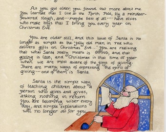 Santa Letter Spirit of Christmas - Etsy