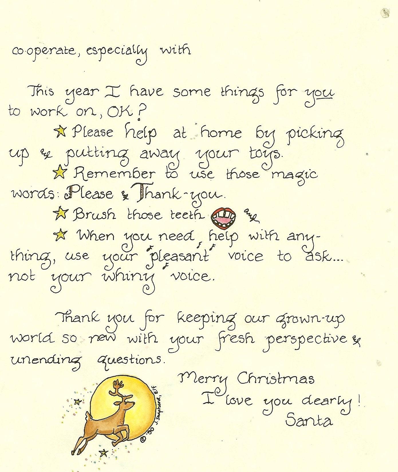 The Sharing Letter - Etsy