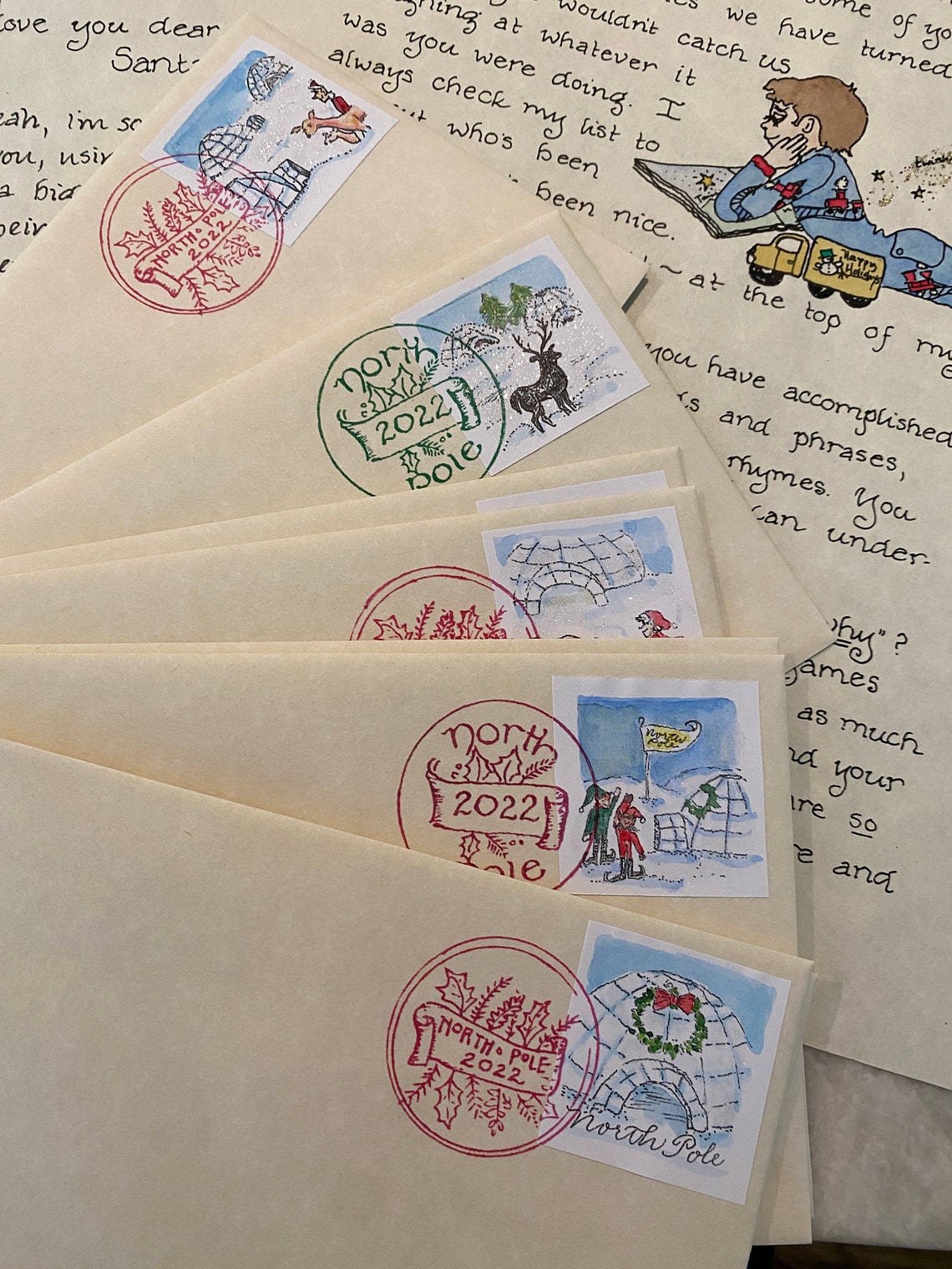 Elves and Their Chores Letter From Santa - Etsy