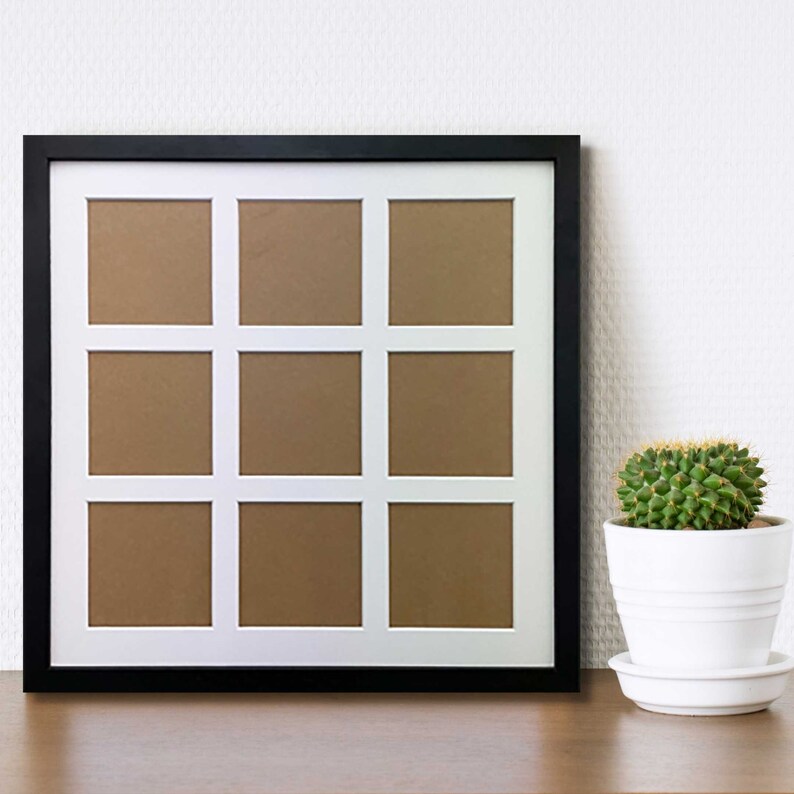 Multi Aperture Photo Frame 5x5 Inch 9 Aperture Friends - Etsy UK