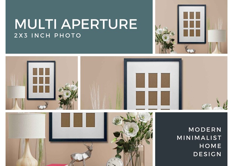 Multi Photo Frame 2x3 Inch Photos 9 Aperture Friends and - Etsy