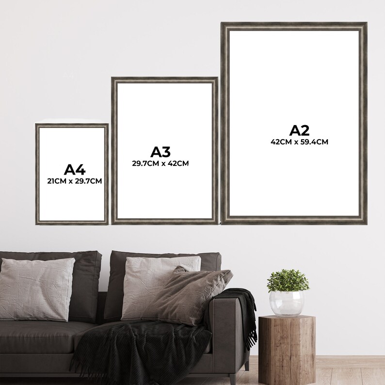 A2 A3 A4 Cadres dimages industrielles | Etsy