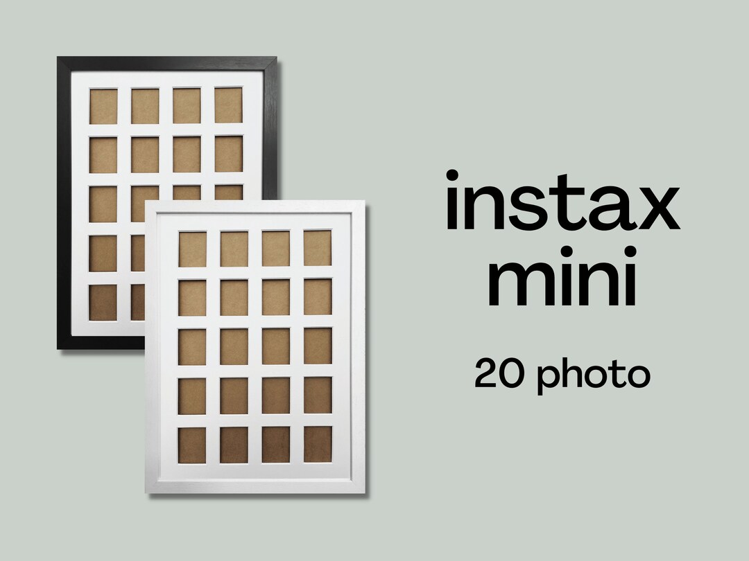 Instax Mini Photo Frame 20 Aperture Friends and Family - Etsy