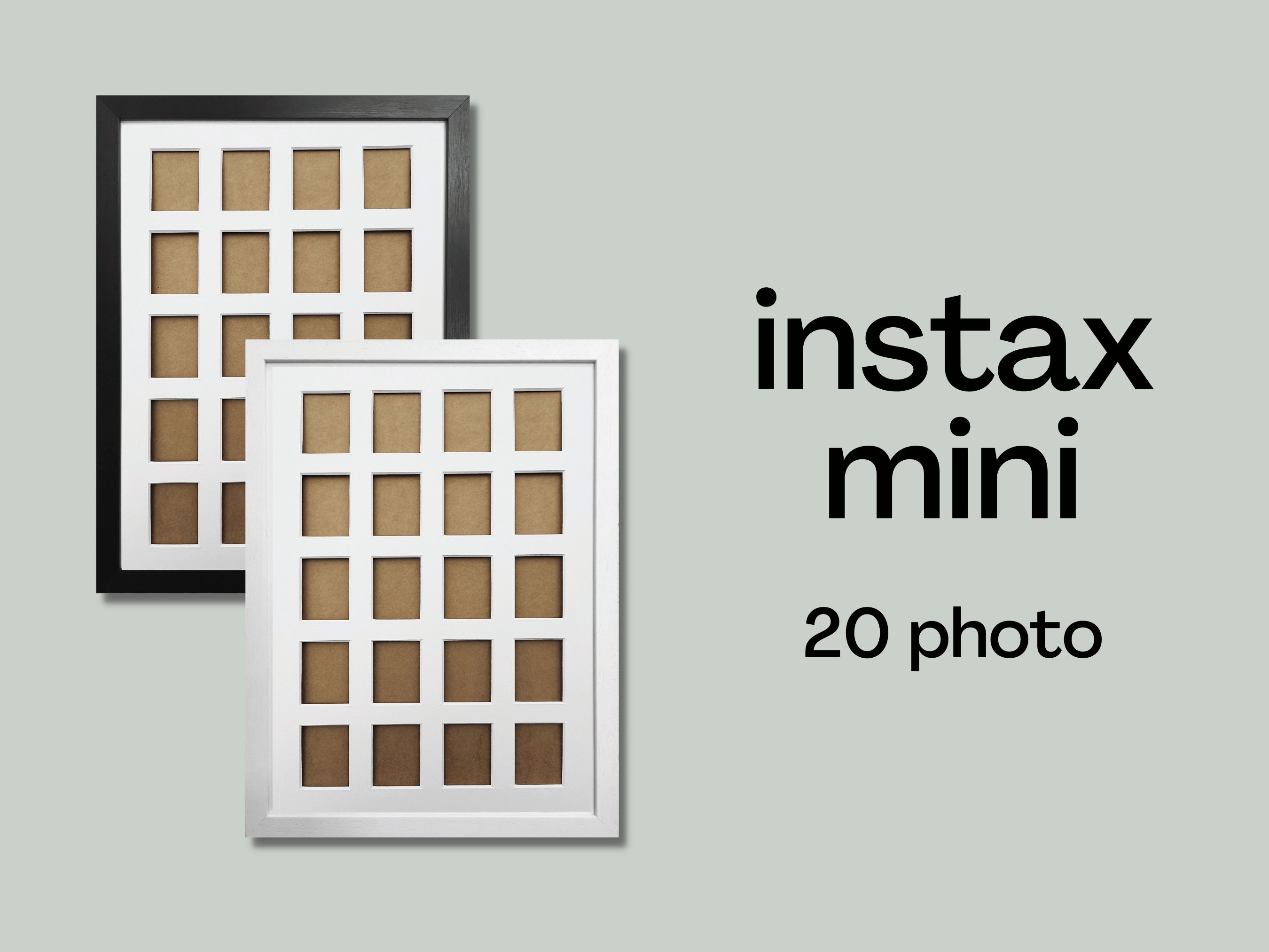 Instax Mini Photo Frame 20 Aperture Friends and Family - Etsy UK