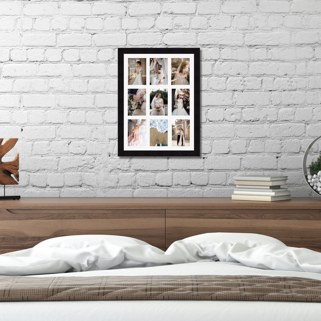 Multi Photo Frame 9 Aperture 7x5 Inch Photo Friends and Family Newborn ...