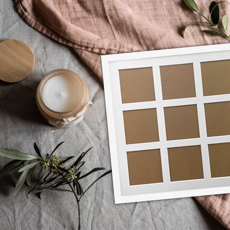 Multi Aperture Photo Frame 5x5 Inch 9 Aperture Friends - Etsy UK