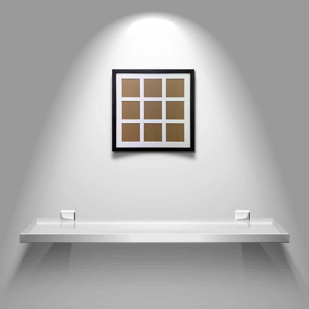 Multi Aperture Photo Frame 4x4 Inch 9 Aperture Friends - Etsy